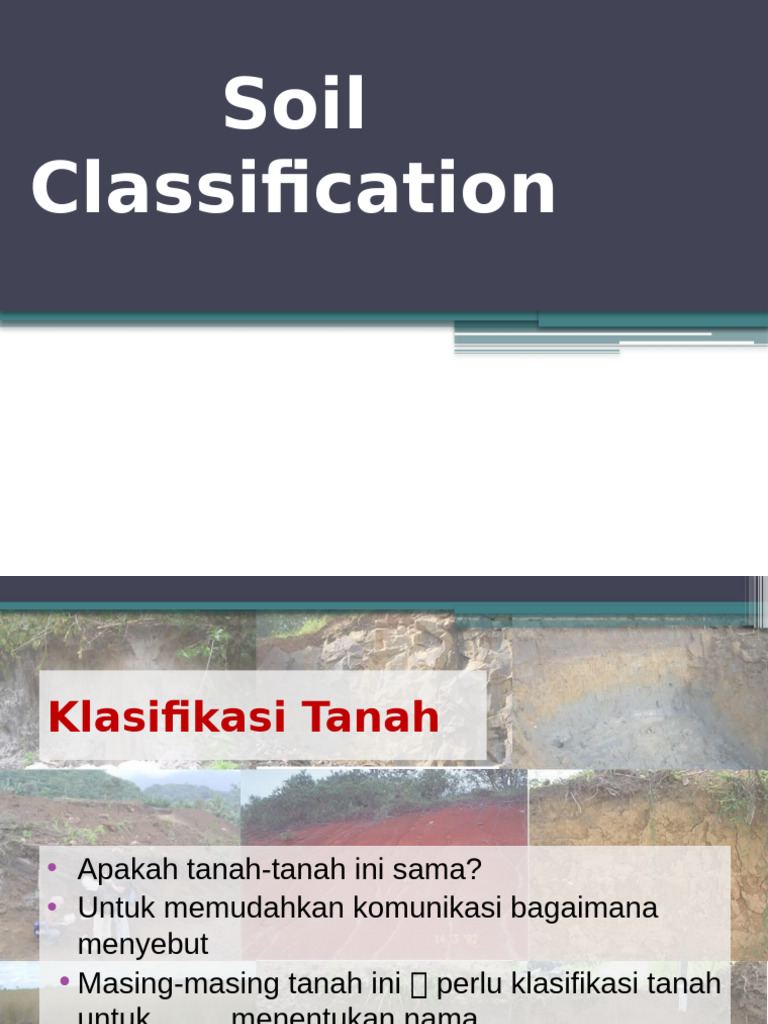 Soil Classification | PDF