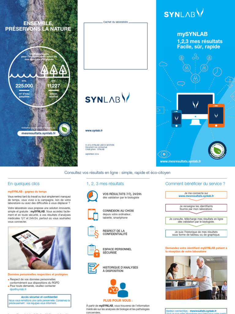Leaflet Mesresultats - Synlab.fr 2018-Compressé | PDF