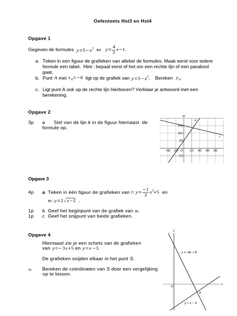 Oefentoets Hst3 Hst4 | PDF