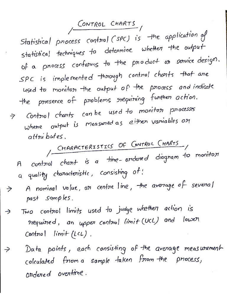Control Chart | PDF
