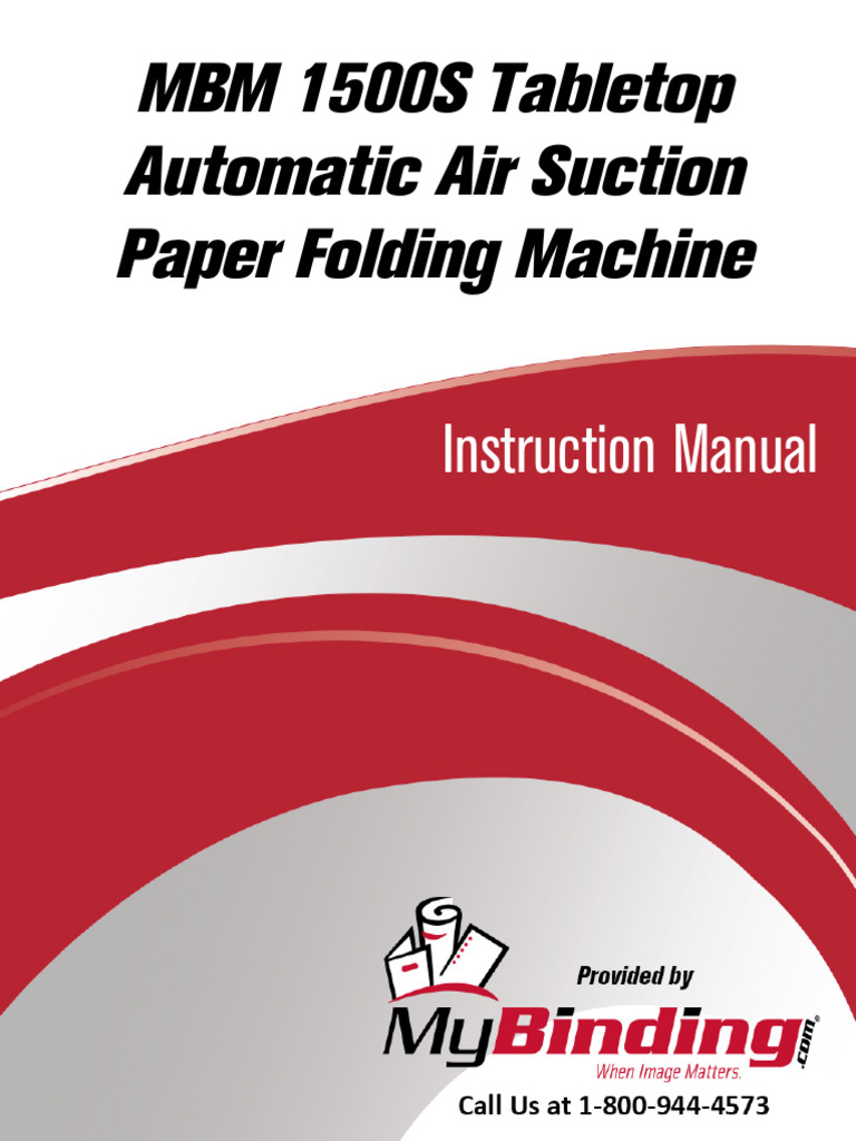 Aerofold Mbm-1500s-Manual | PDF