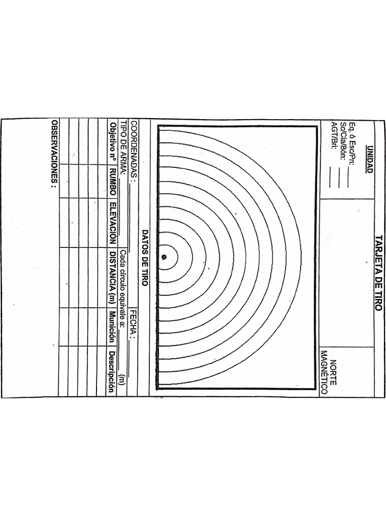 Carta de Tiro PDF | PDF