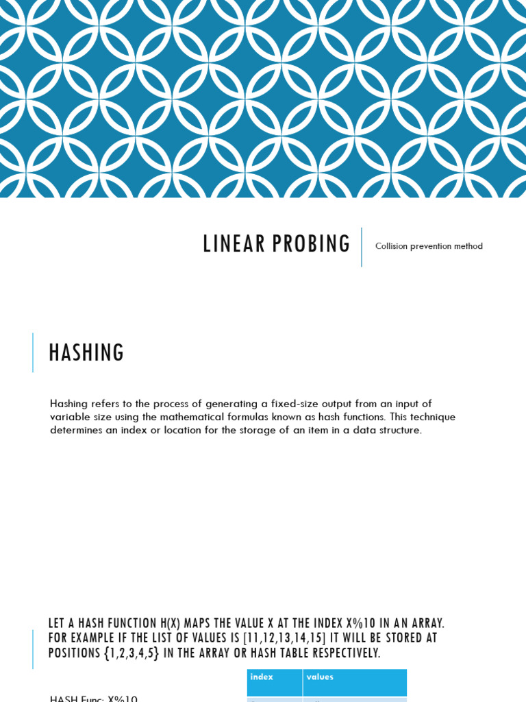Linear Probing | PDF