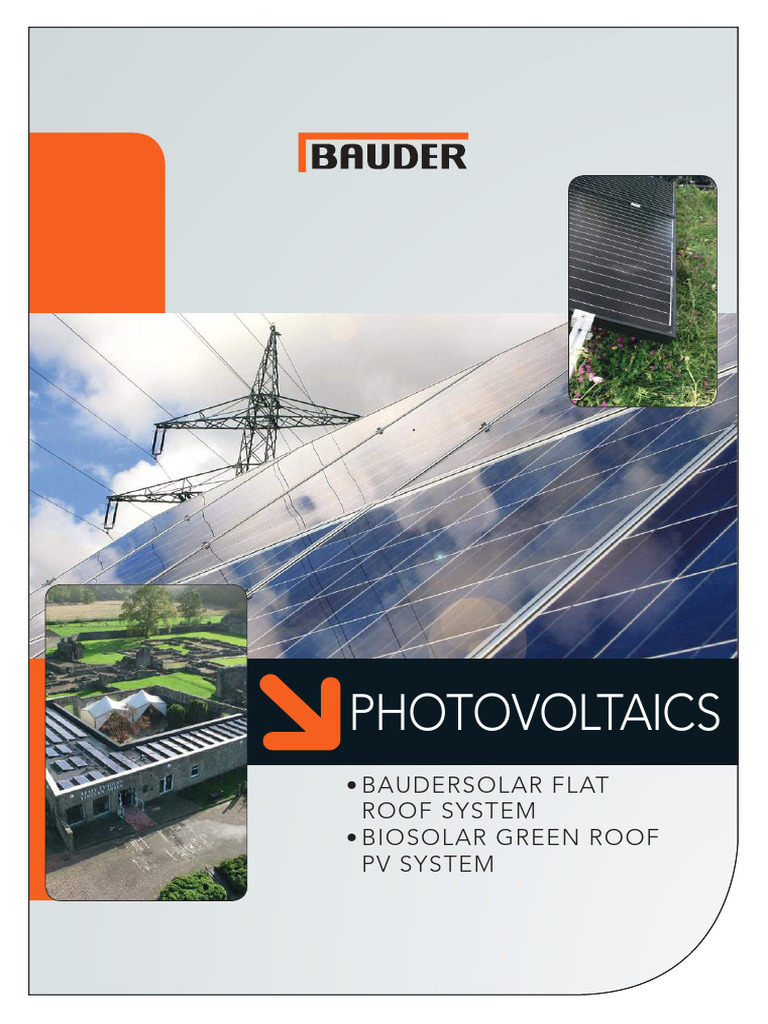 Baudersolar PV Systems Bauder | PDF
