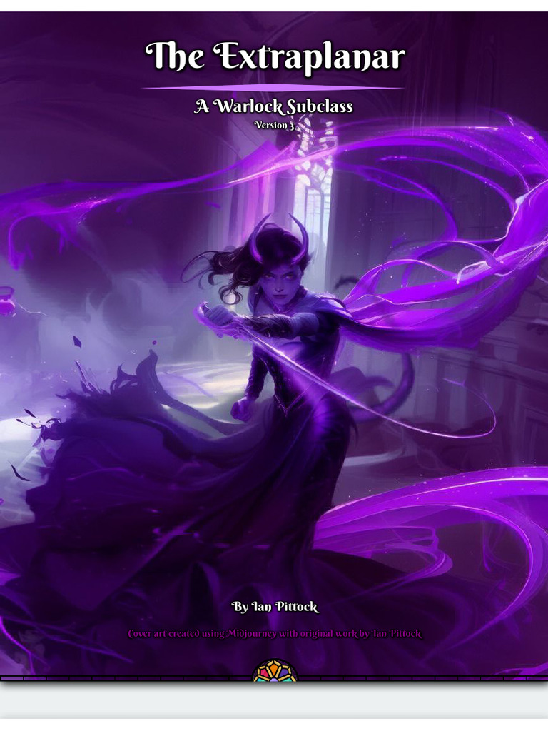 The Extraplanar - Warlock Subclass - GM Binder | PDF