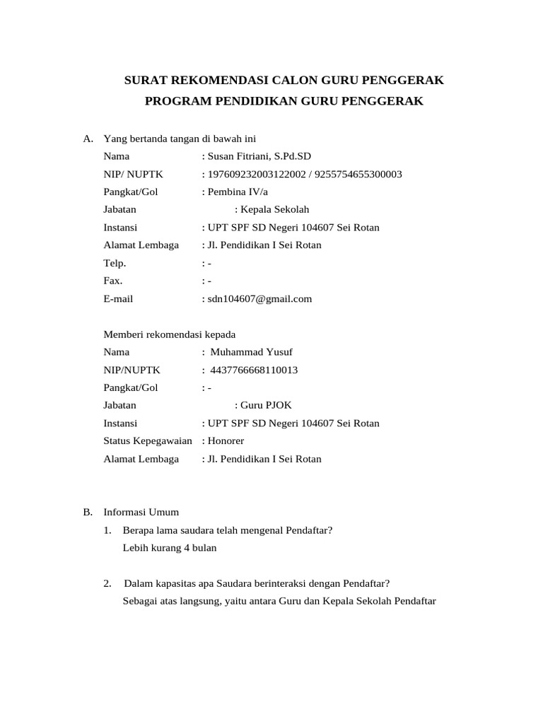 Rekomendasi CGP 11 | PDF