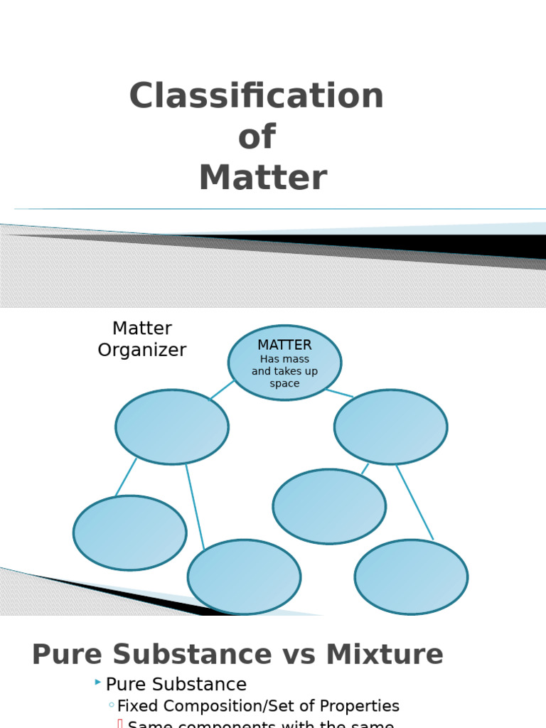 1.1 Classification of Matter | PDF