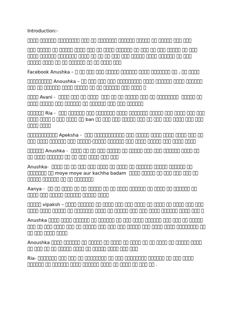 Hindi Activity Script | PDF