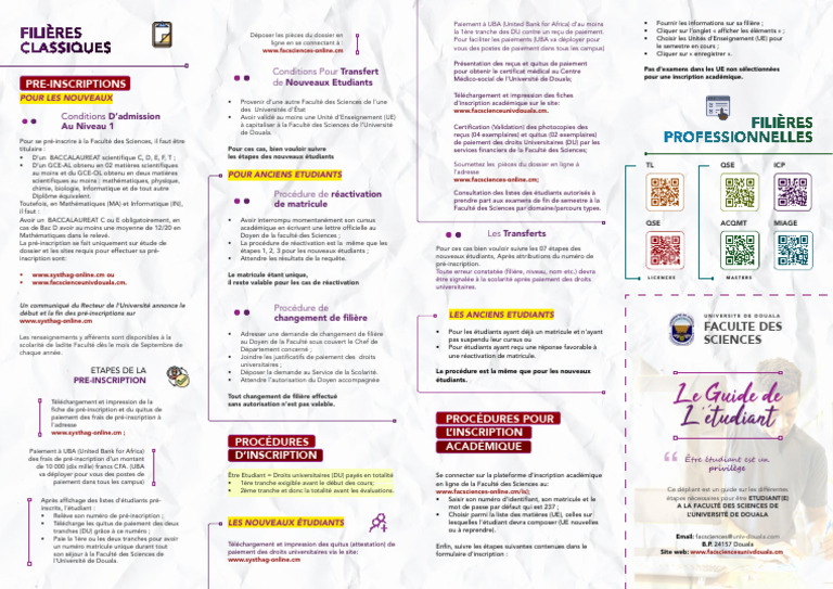 Guide Etudiant | PDF