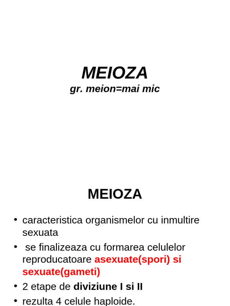Meioza | PDF
