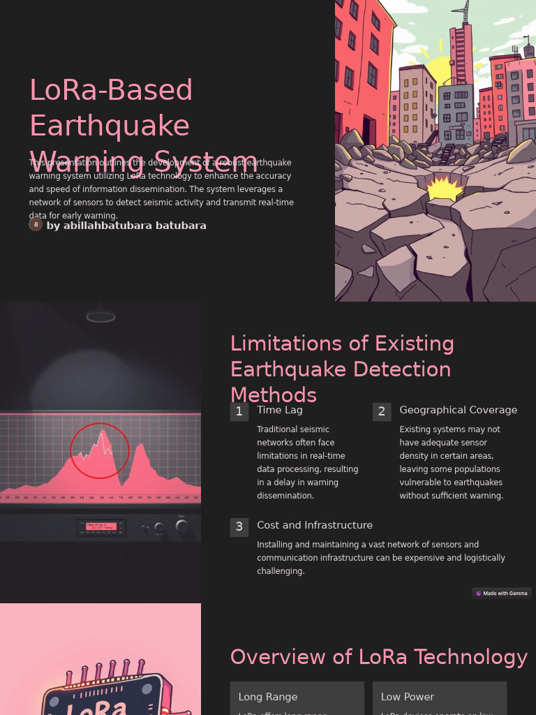 LoRa Based Earthquake Warning System | PDF | Earthquakes | Wireless Sensor Network