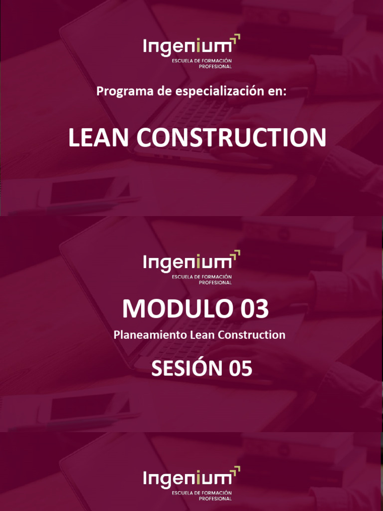 S5-Planeamiento LEAN CONSTRUCTION II | PDF