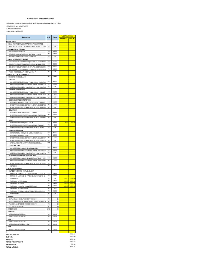 Valorizacion 5-Solano | PDF