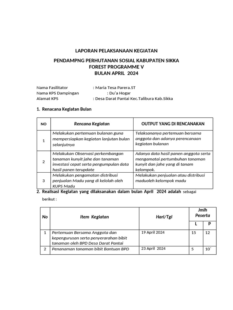 Lap - 4 - KTH DU'A HOGAR - 2 | PDF