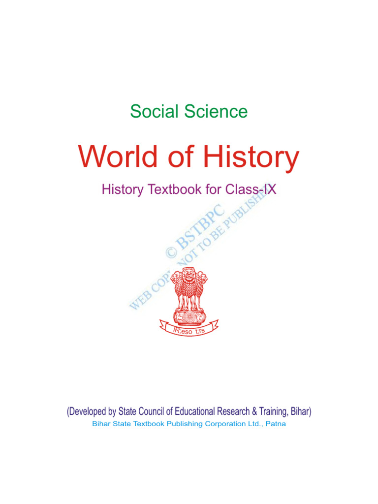 Class 9 World of History | PDF