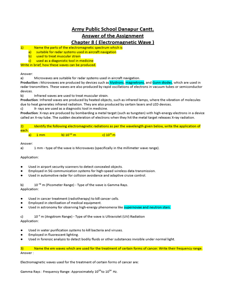 Chapter 8 Assignment With Answer-1 | PDF