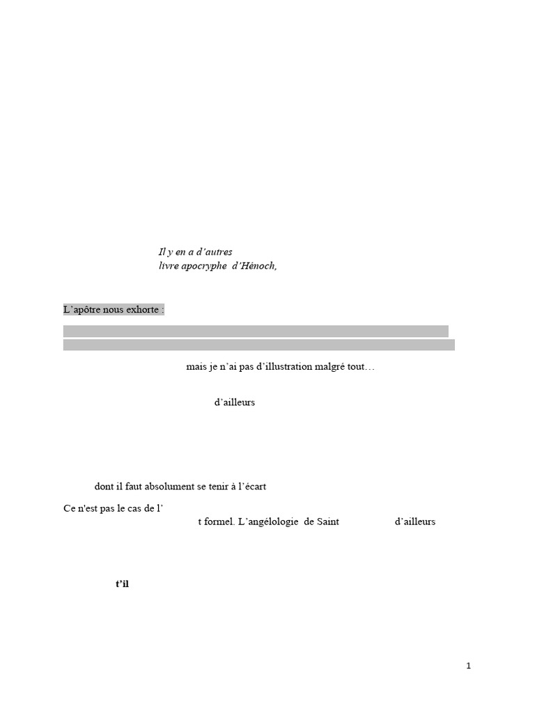 Analyse Sur Les Anges | PDF