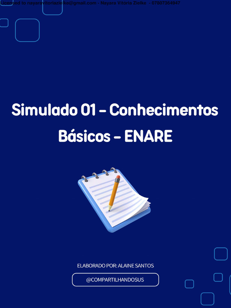 Simulado Enare | PDF