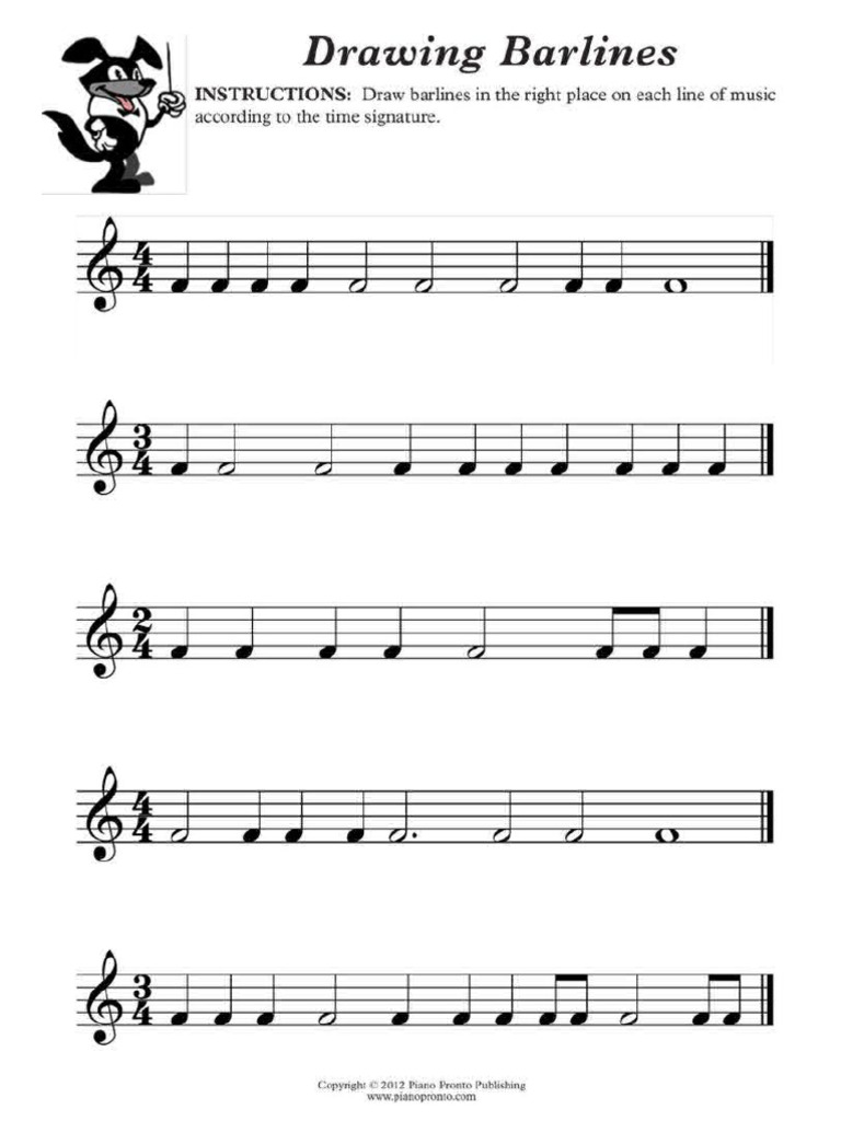 Drawing Barlines | PDF