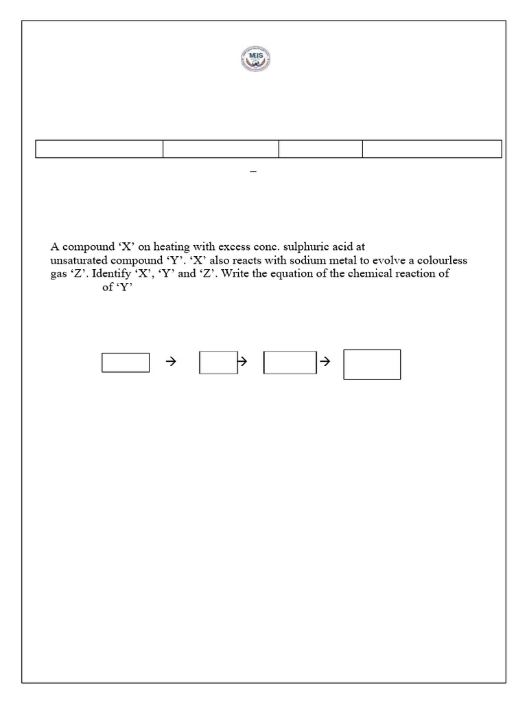 Grade 10 Holiday Homework Science-2 | PDF