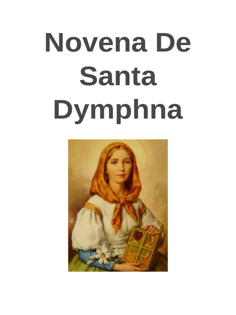 Novena de Santa Dymphna | PDF