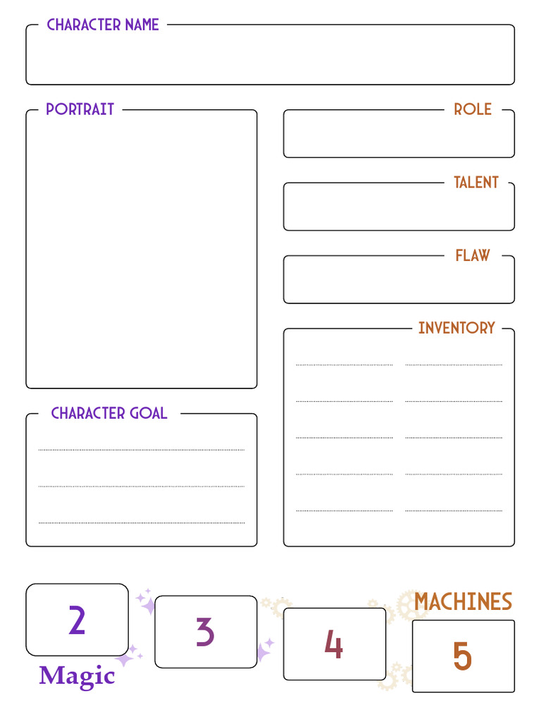 MNM Character Sheet | PDF
