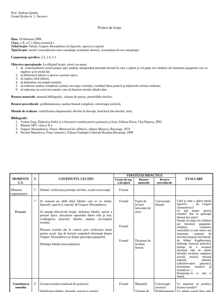 Iepurele Ogarul Si Copoiul | PDF