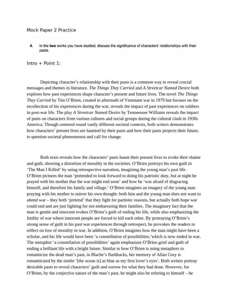 Mock Paper 2 Practice | PDF