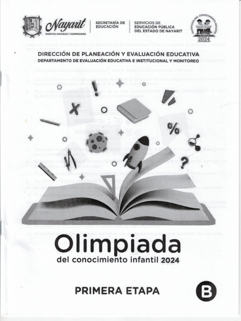 Examen Oci 2024 Etapa Censal - 1 | PDF