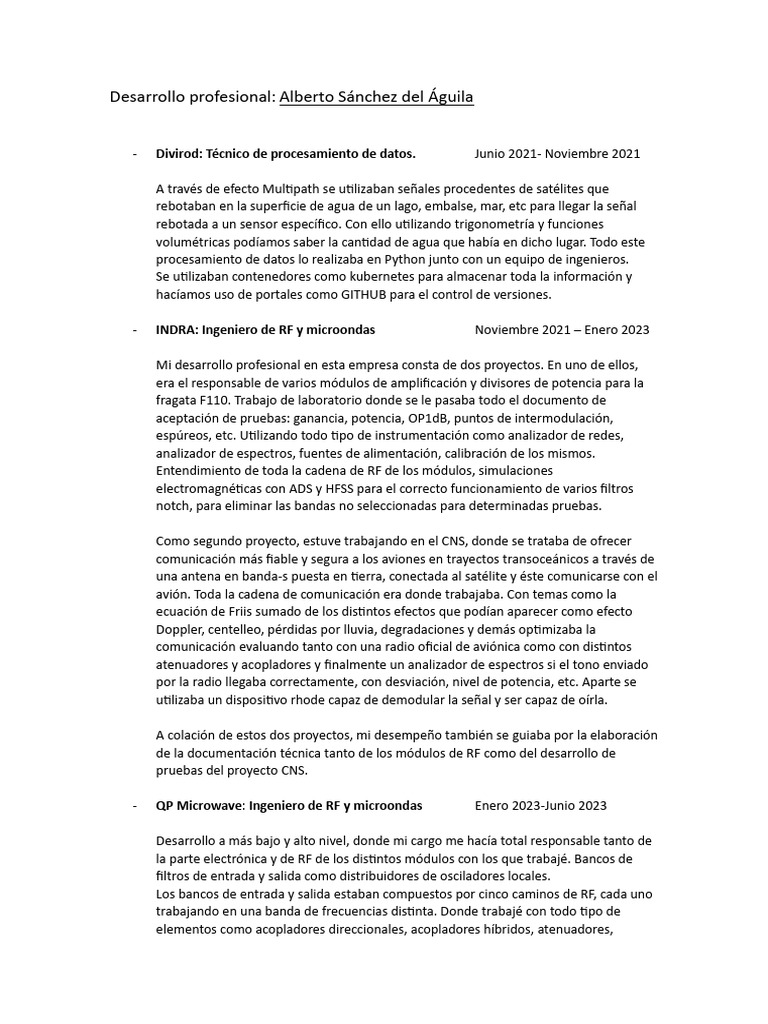 Desarrollo Profesional | PDF
