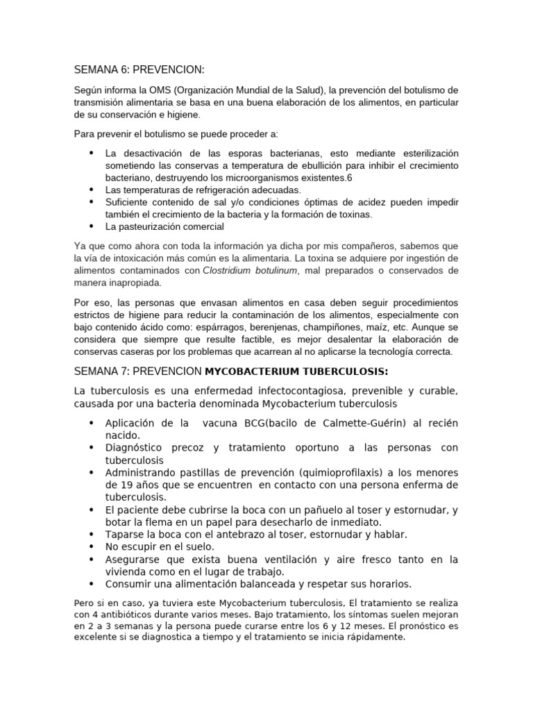 SEMANA 6 y 7 - EXPO MICRO | PDF | Tuberculosis | Medicina CLINICA