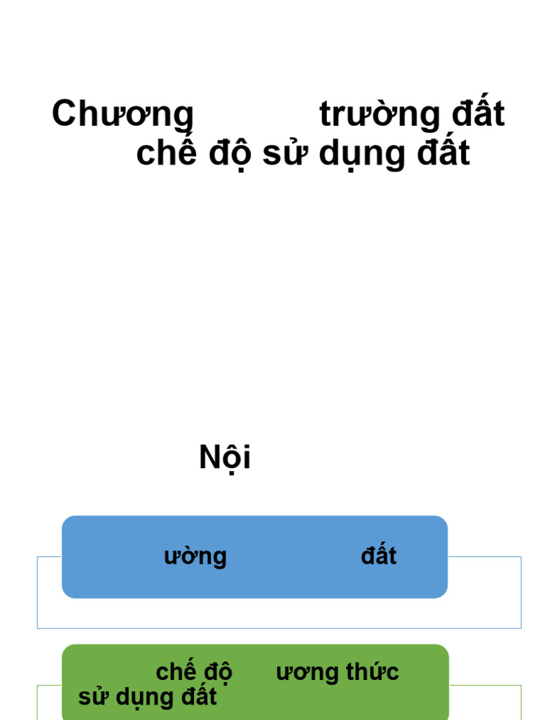 Chu de 6 - Moi Truong Dat Va Che Do SDĐ | PDF
