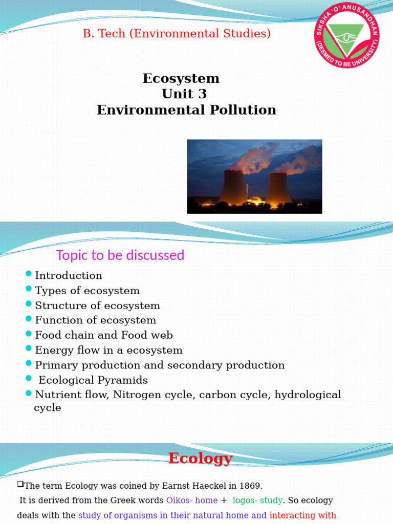 Ecosystem - 1 | PDF