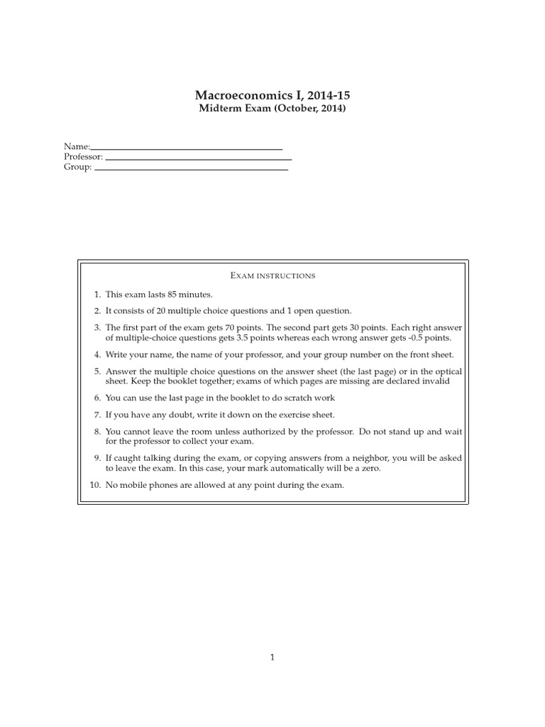 2015 Midterm 1 | PDF