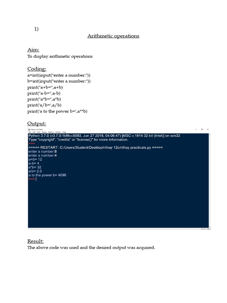 12th Practicals | PDF