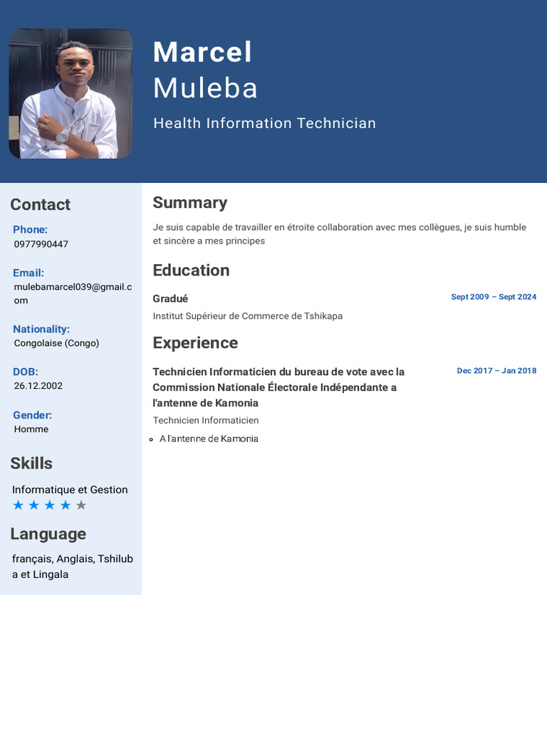 Marcel Resume 273 | PDF