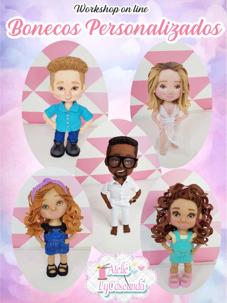 Bonecos-Personalizados - AteliÃ Ly Caseando | PDF