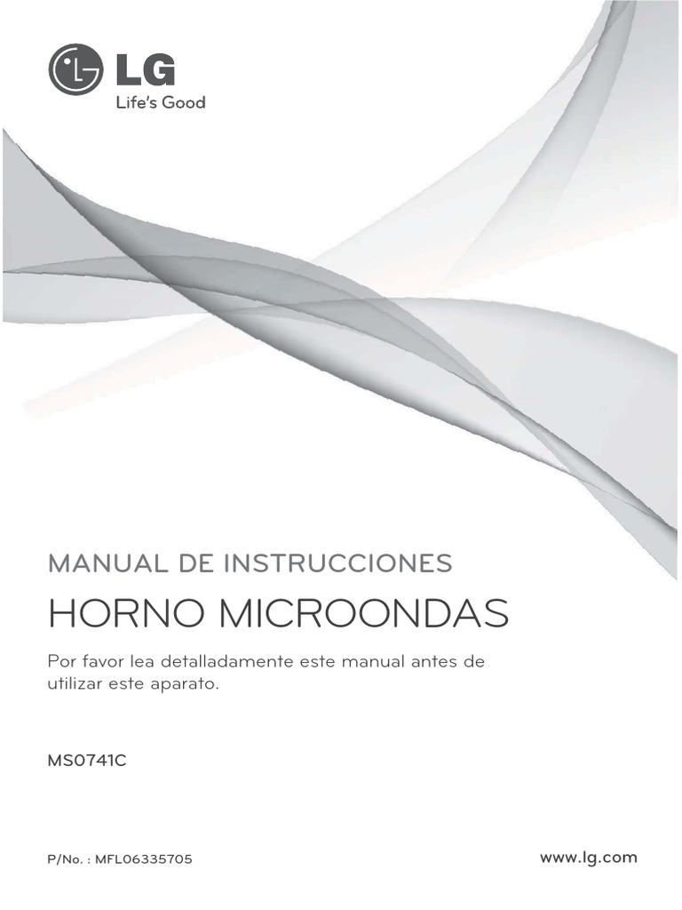 Horno Microondas Sencillo, 0,7 Pies3 de Capacidad, Color Blanco | PDF