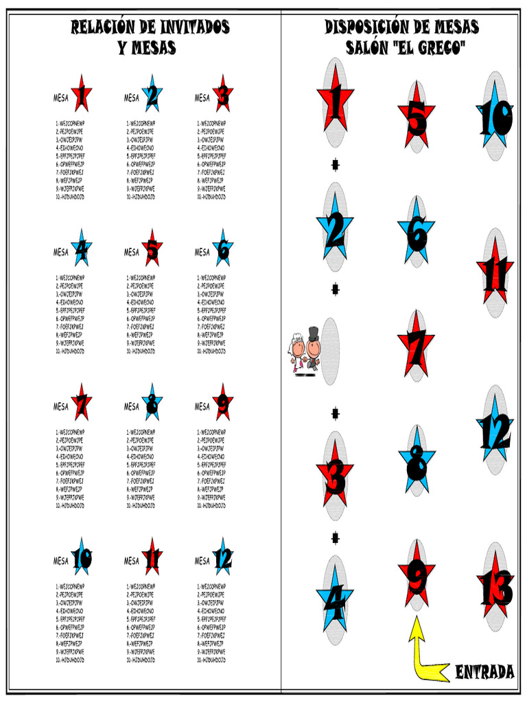 PLANO MESAS - A3 | PDF