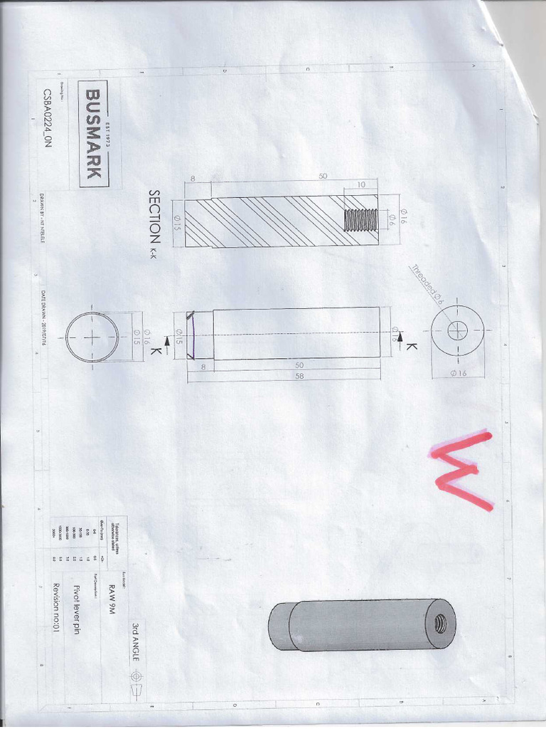Pivot Lever Pin SS | PDF