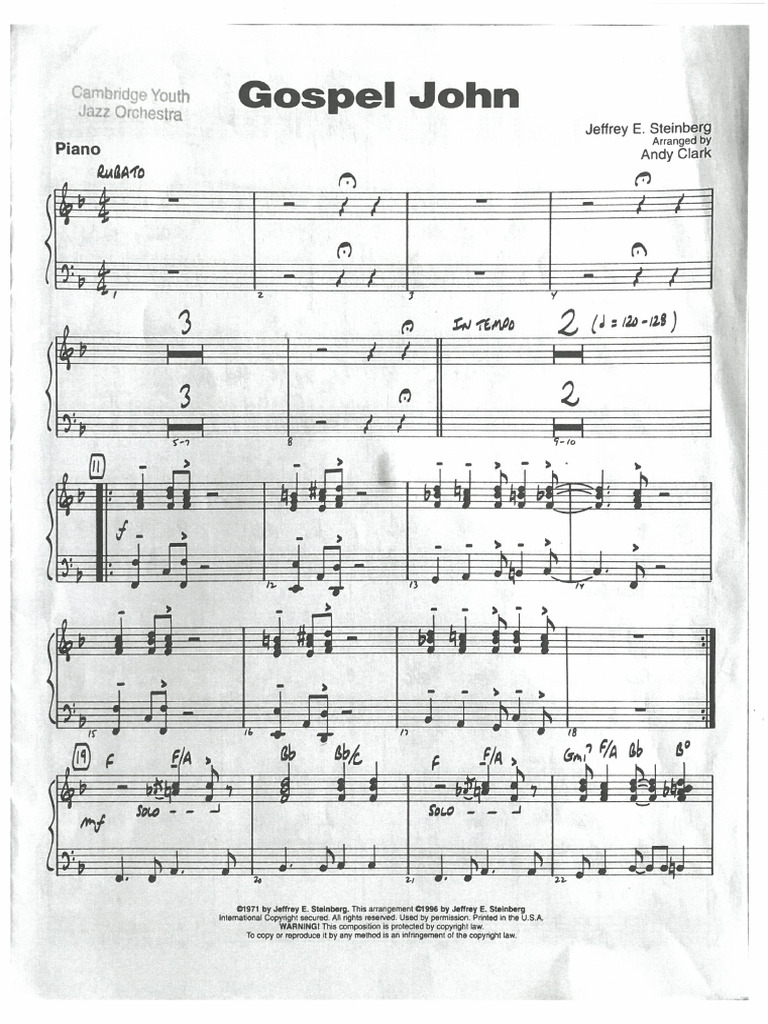Gospel John Piano | PDF