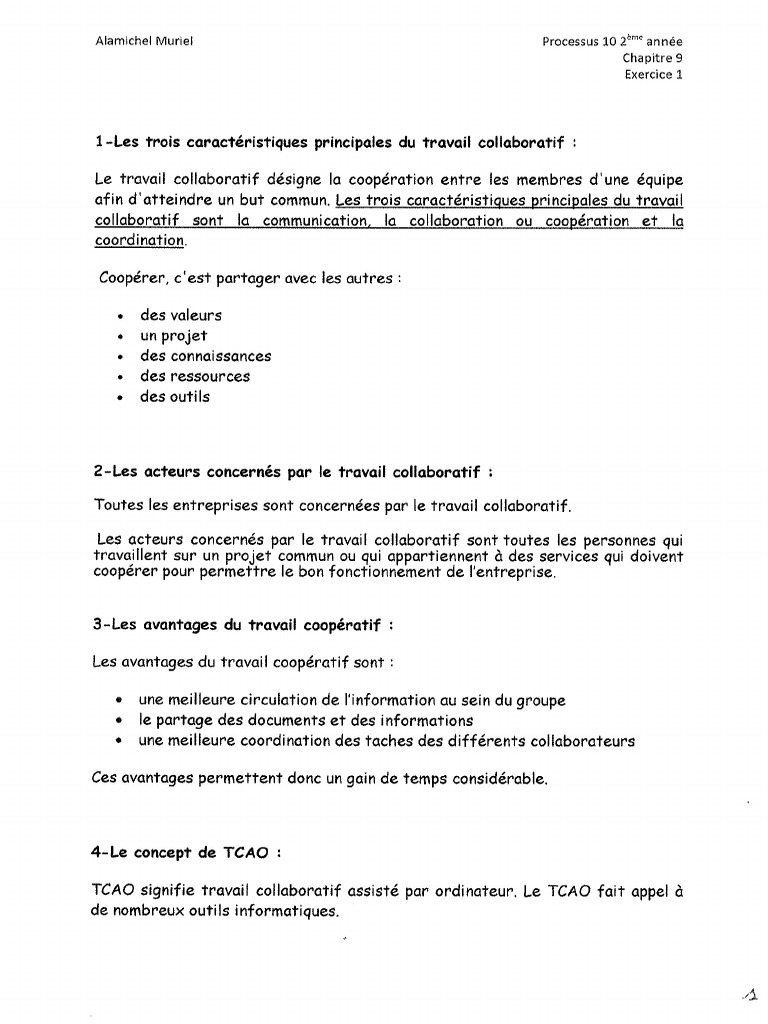 Processus 10 BTS CGO 1 | PDF
