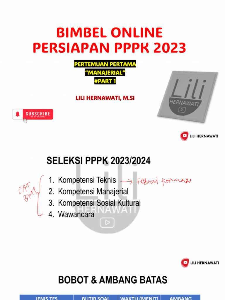 Coretan Pembahasan Bimbel Pertemuan Ke - 1 | PDF