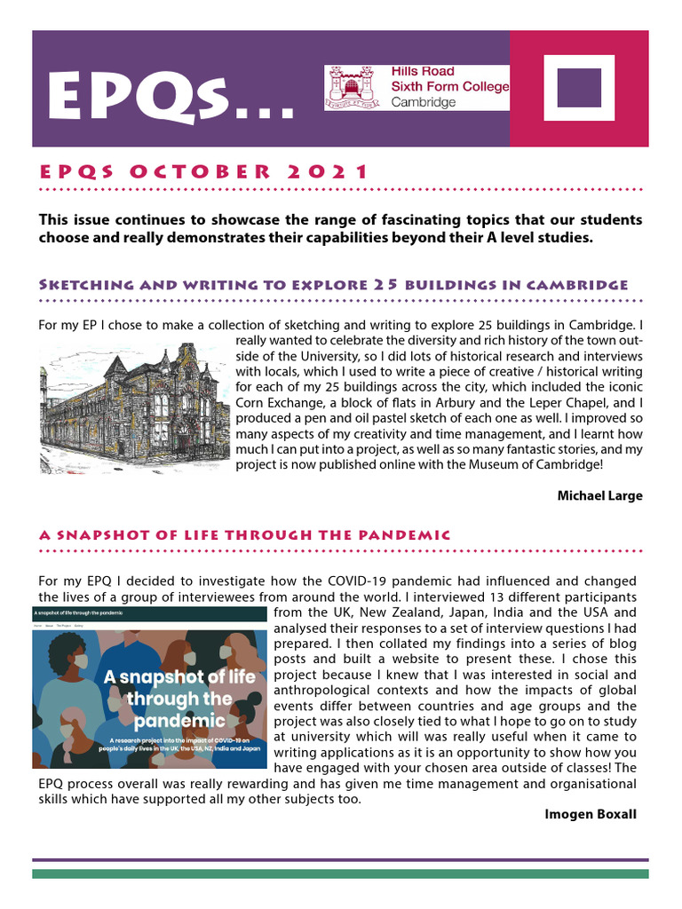 Extended Project Examples 2021 | PDF