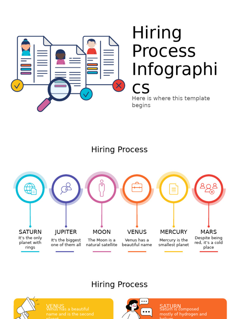 Hiring Process Infographics by Slidesgo | PDF