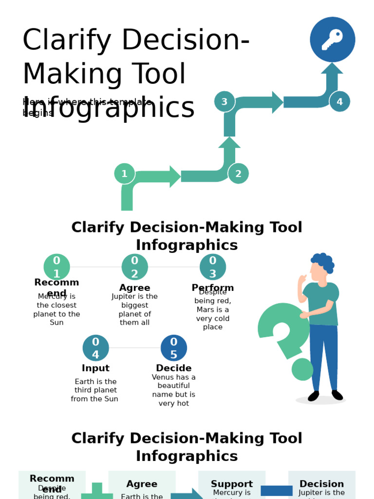 Clarify Decision-Making Tool Infographics by Slidesgo | PDF