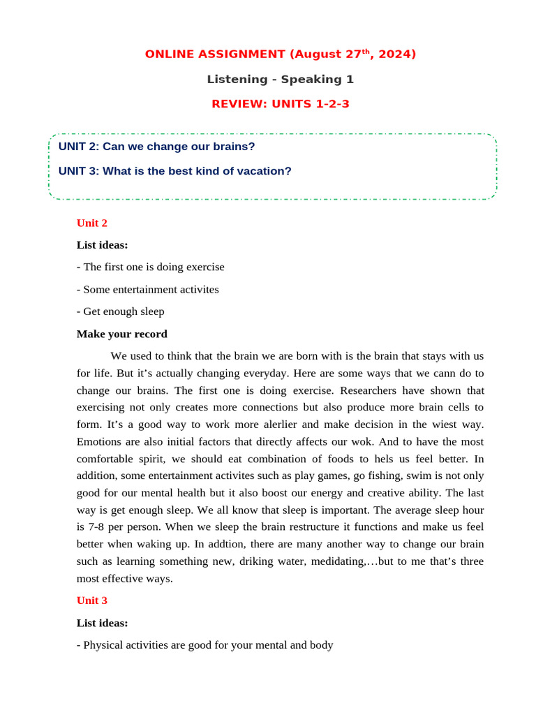 Online Assignment 2,3 | PDF