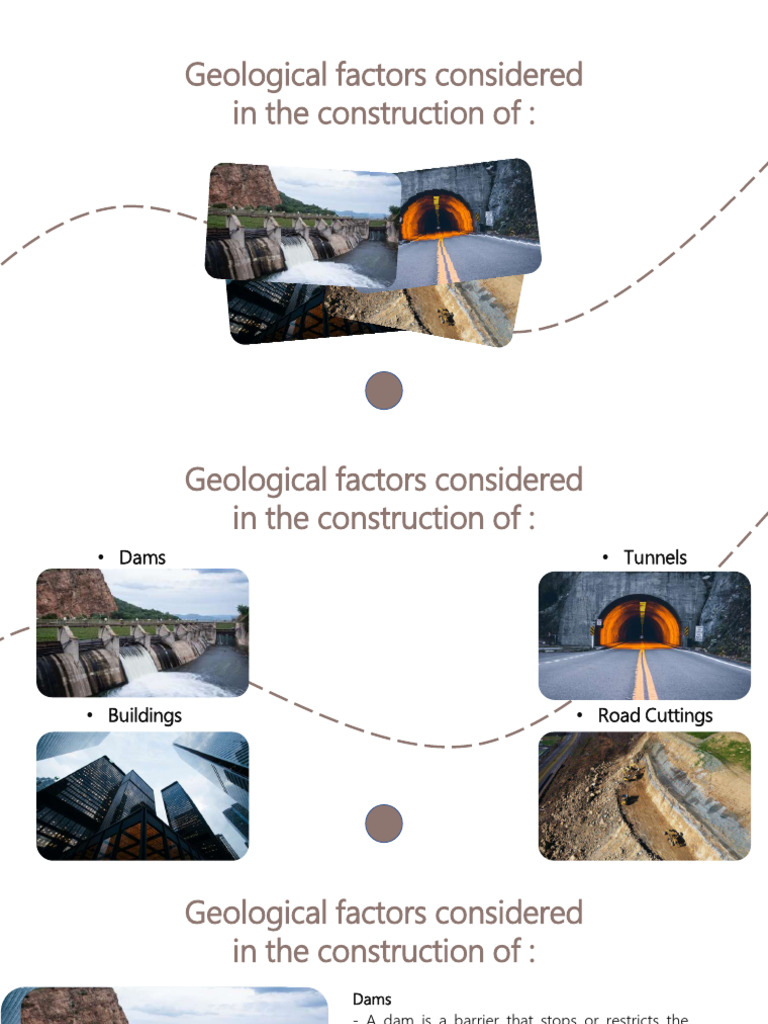Geological Factors Considered in The Construction of Dams Tunnels Road ...