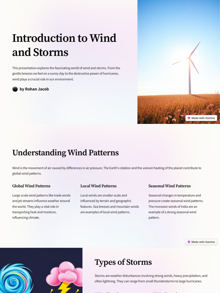Wind and Storms | PDF