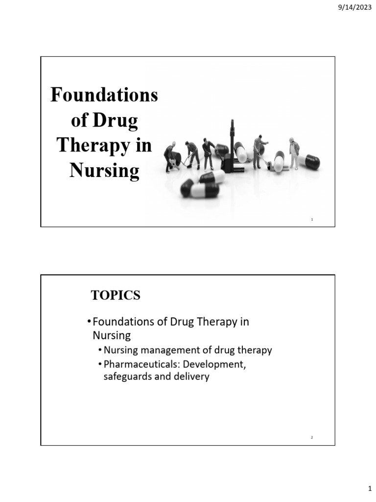 001 Foundation of Drug Therapy | PDF
